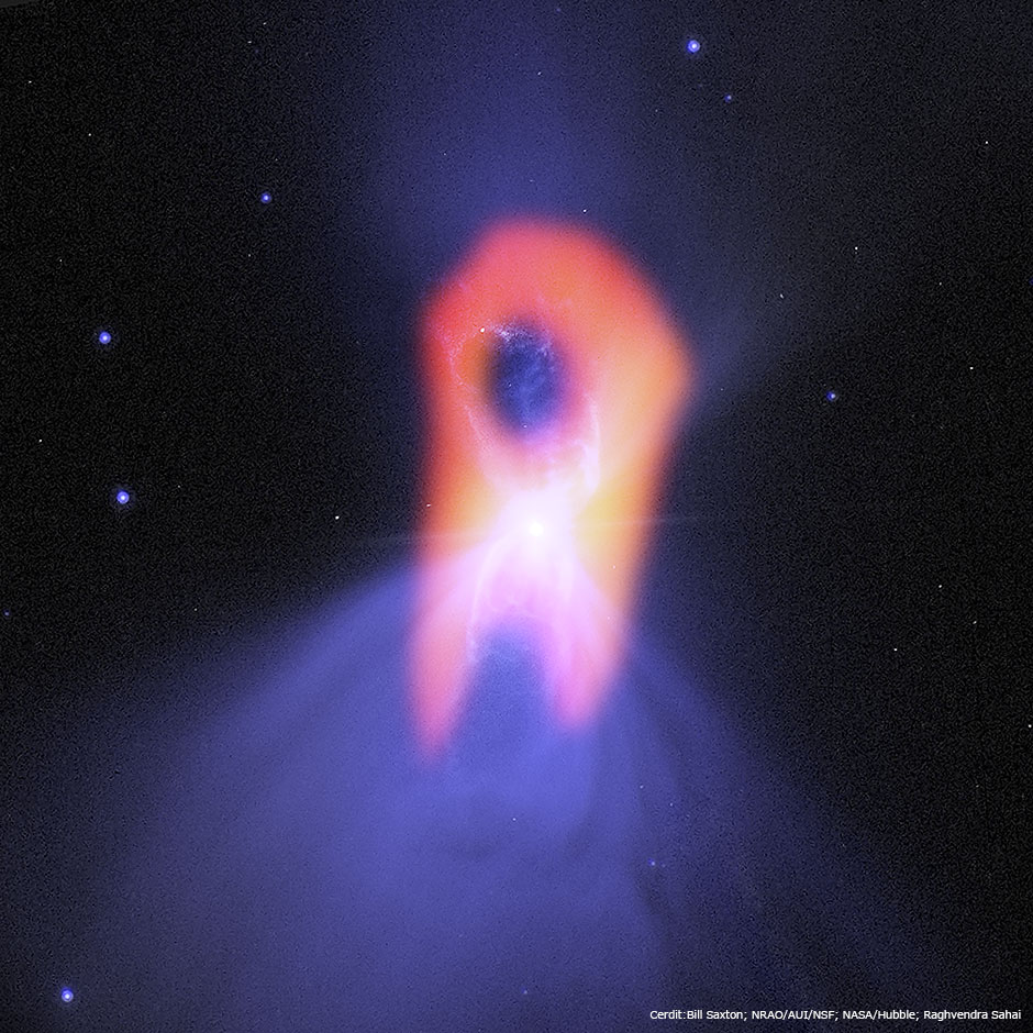 ALMA Images a Cosmic Ghost | NAOJ: National Astronomical Observatory of ...