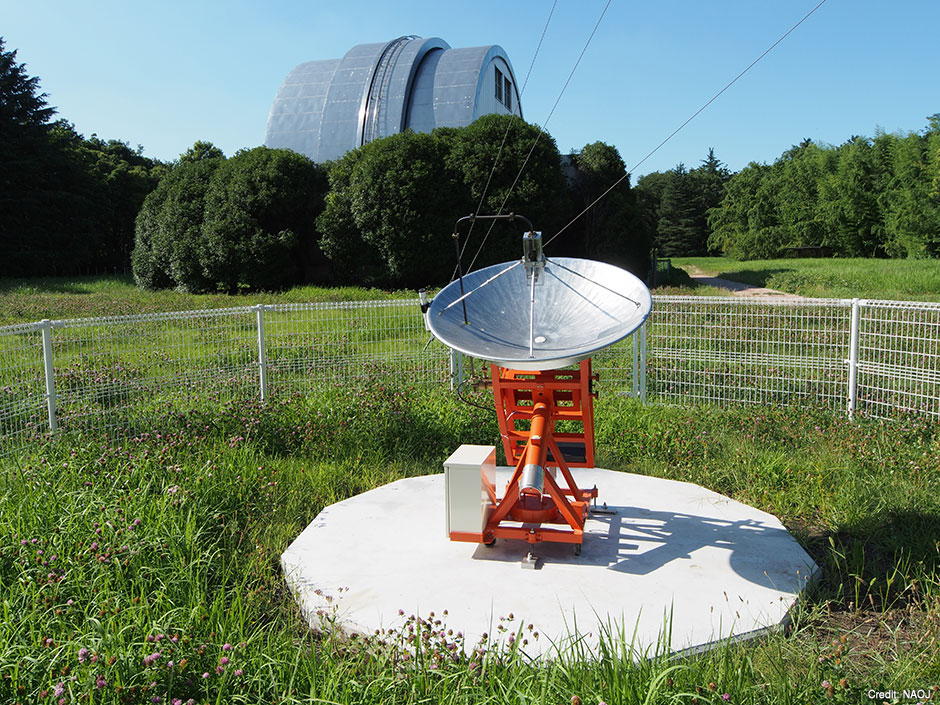 A Radio Telescope that Tracked Solar Activity, Retired to Mitaka | NAOJ: National Astronomical ...