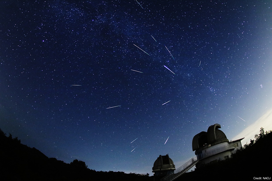 Perseid Meteor Shower 2016 | NAOJ: National Astronomical Observatory of ...