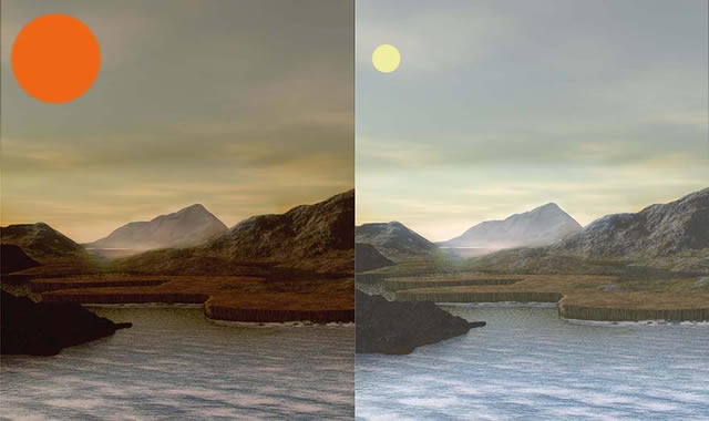 Photosynthesis under the light conditions different from the Earth: New ...