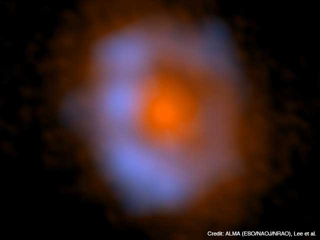 Retreating Snow Line Reveals Organic Molecules around Young Star | NAOJ ...