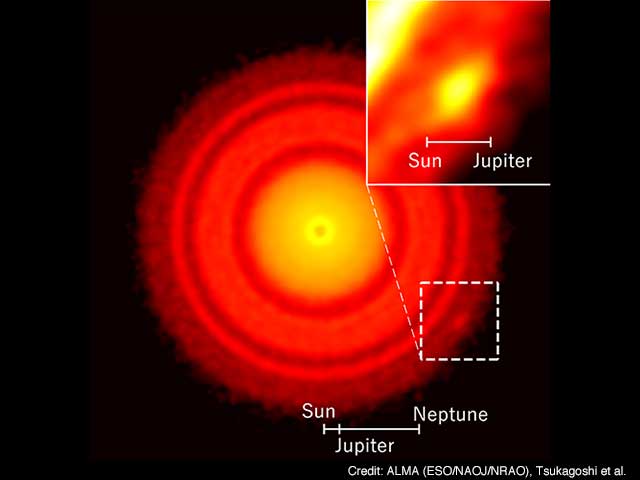 ALMA Pinpoints the Formation Site of Planet around Nearest Young Star ...
